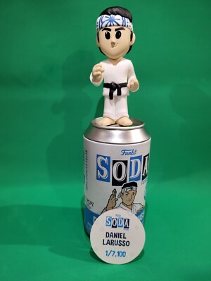 SDCC 2023 Funko Soda Vinyl Figure COMMON Cobra Kai Daniel Larusso (1/ ...