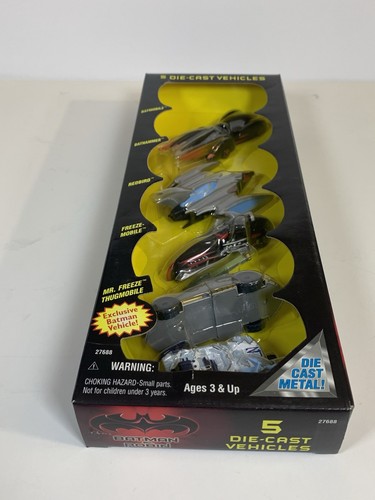 1997 Kenner Batman & Robin 5 Die-Cast Vehicles - Exclusive Vehicle ...