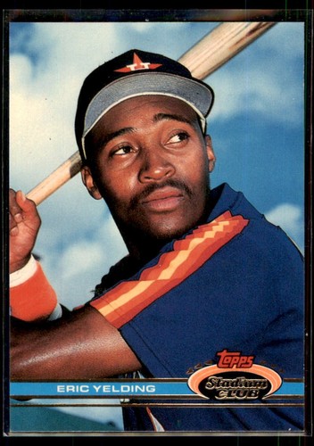 1991 Stadium Club Eric Yelding #16 Houston Astros | eBay