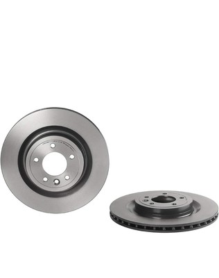 Brembo 09.B503.11 UVCoated Pillar Vented Rear Brake Rotor LAND ROVER OE ...