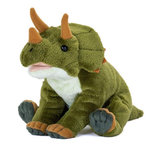 Colorata Triceratops Plush Toy (S Size/Sitting Series) Realistic ...