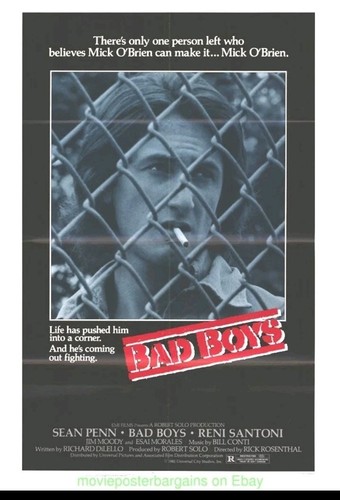 BAD BOYS MOVIE POSTER Original 27x41 Folded SEAN PENN Style B | eBay