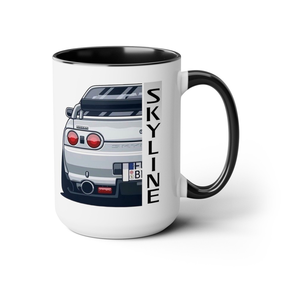 R32 GTR Nissan Skyline Coffee Mug, Skyline Mug, GTR Mug, Nissan Cup ...