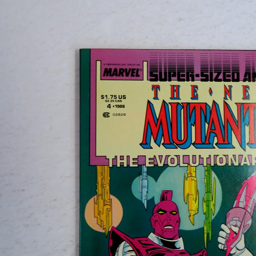 New Mutants Annual 4 (1988) Evolutionary War Newsstand Marvel M | eBay
