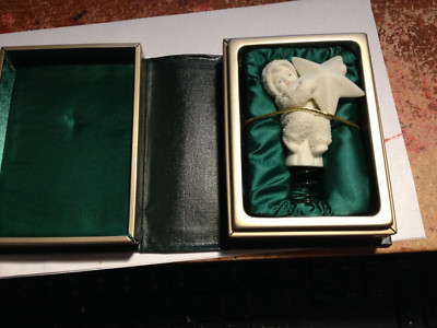 1999 Dept 56 Snowbabies STAR ON THE TOP Tree Topper Book Box 56.68952 ...