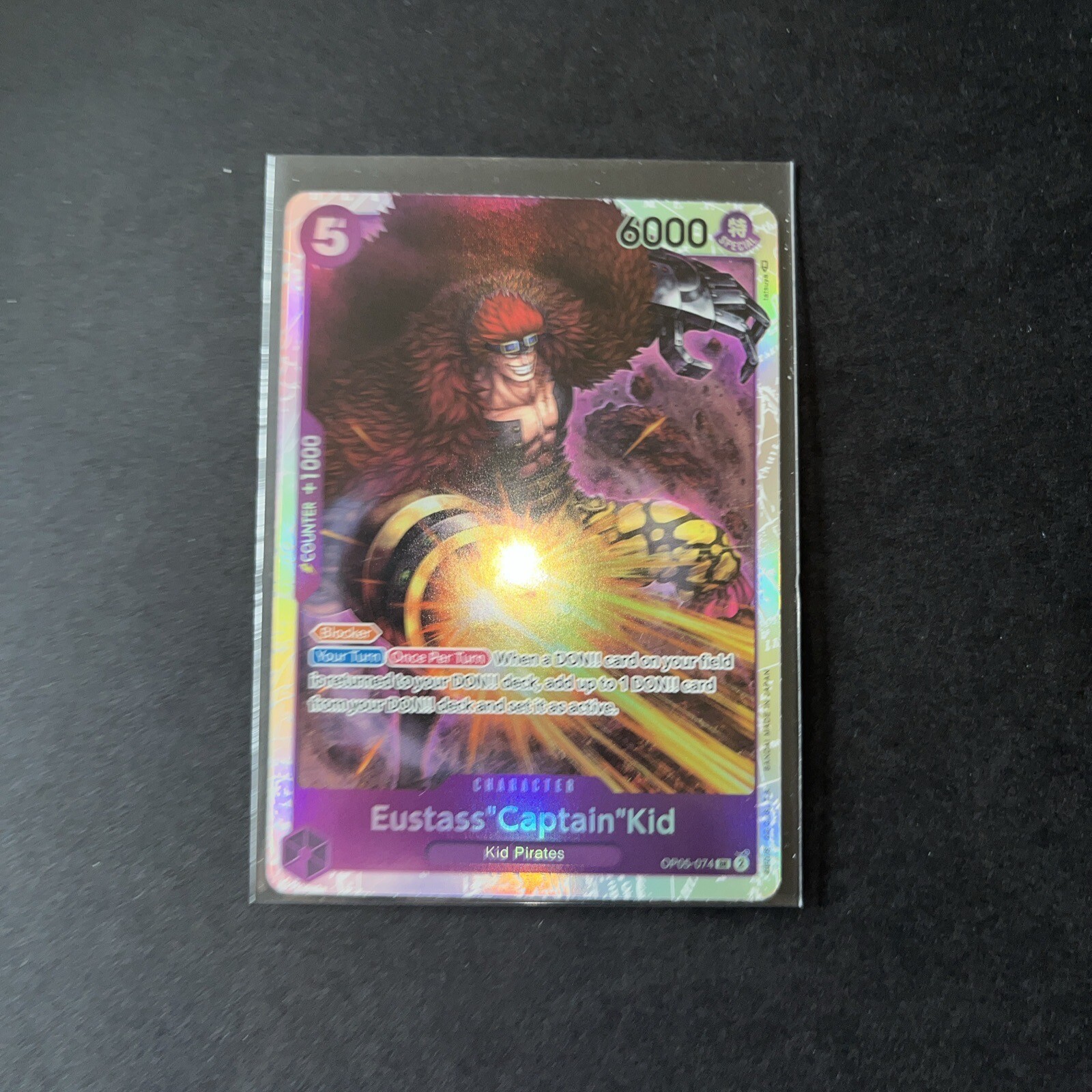 Eustass”Captain”Kid OP05-074 SR Awakening of the New Era One Piece Card ...