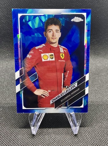 2021 Topps Chrome Sapphire Formula 1 F1 Charles Leclerc Portrait ...