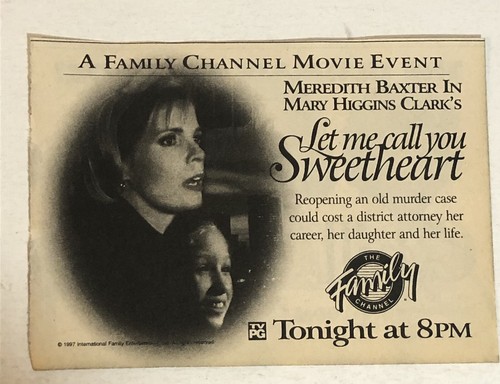 Let Me Call You Sweetheart Vintage Tv Guide Print Ad Meredith Baxter Tpa32 | eBay