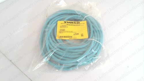 TURCK RSCD RJ45 440-10M, ETHERNET CABLE ASSEMBLY, U3-00892, NEW #338988 ...