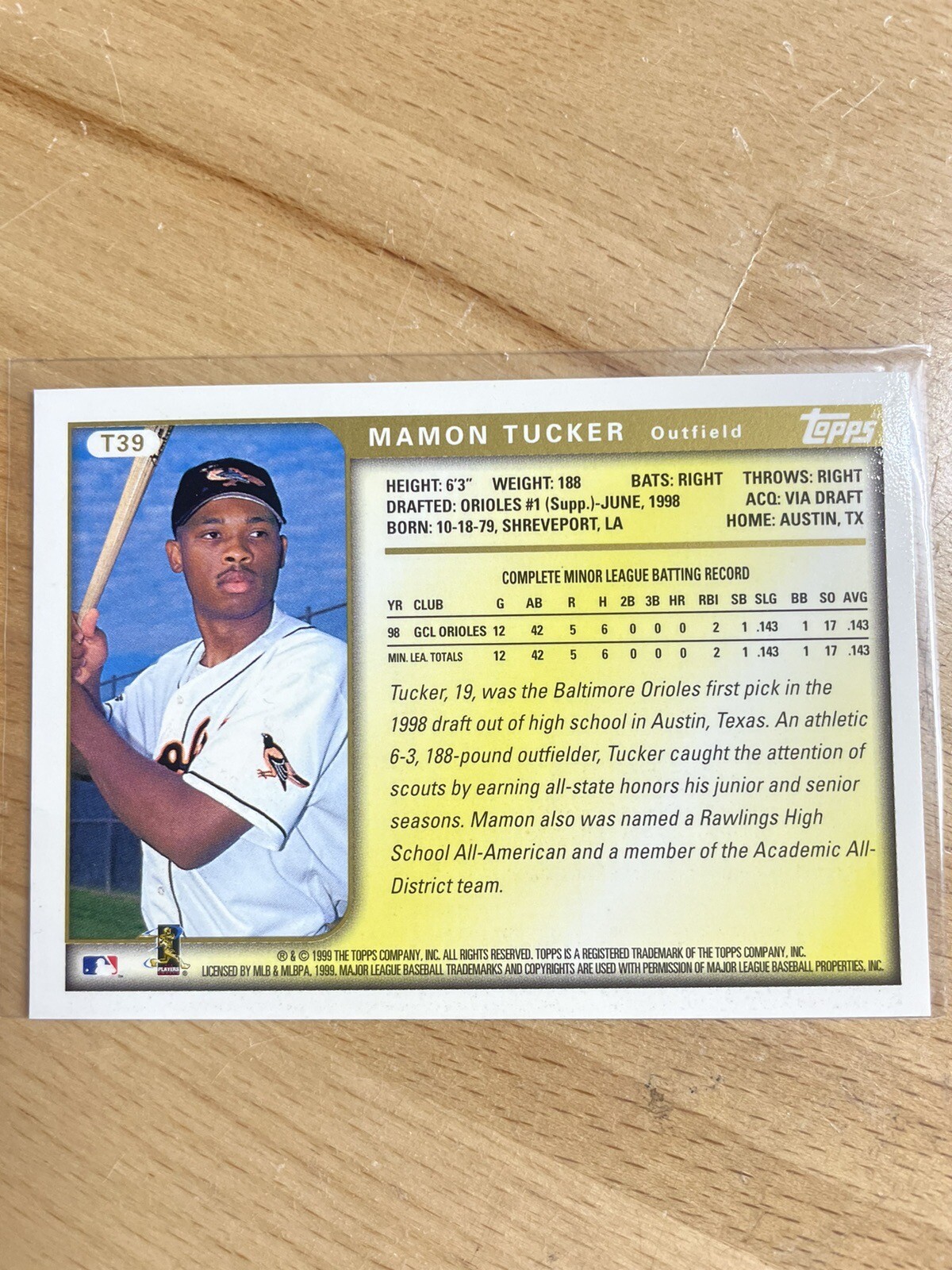 1999 Topps Traded - Autographs #T39 Mamon Tucker (AU, RC) for sale ...
