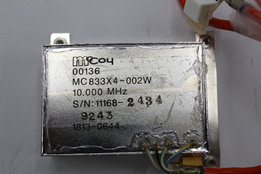 Agilent 1813-0644 MC833X4-002W McCoy Oscillator 10MHz Sr No 11168-2434 ...