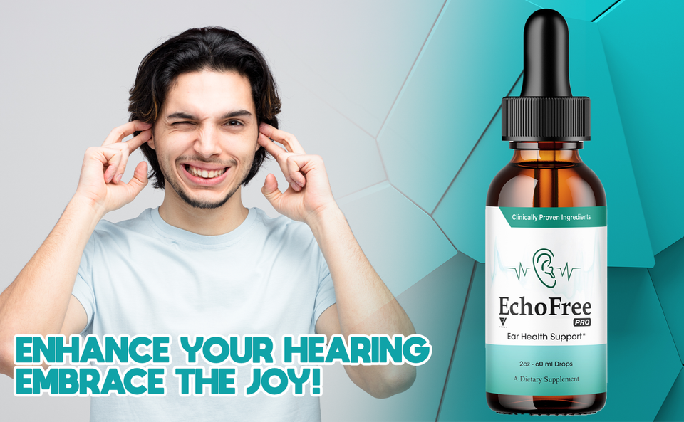 (5 Pack) EchoFree Pro Liquid Drops, Echo Free Advanced Tinnitus Support ...