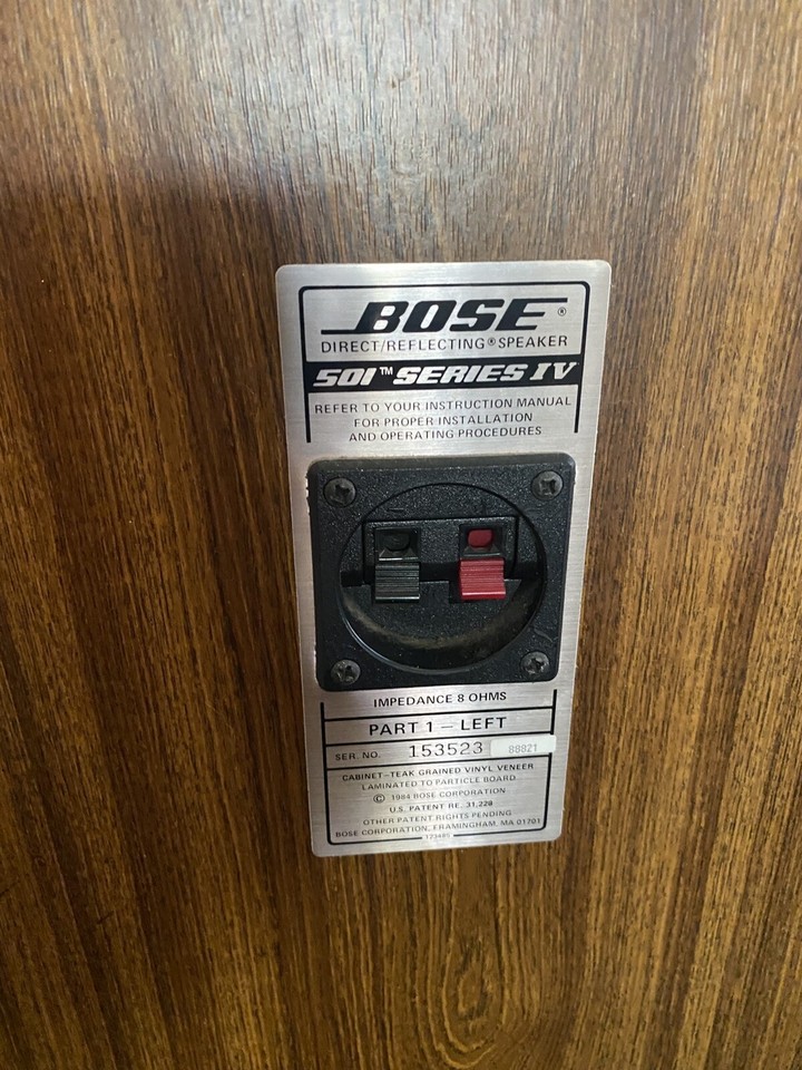 Bose 501 Series IV Vintage Speakers - Amazing Condition - Local Pickup ...