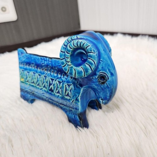 Flavia Bitossi Goat Figurine Rimini Blu Ceramic Figure Made In Italy | eBay