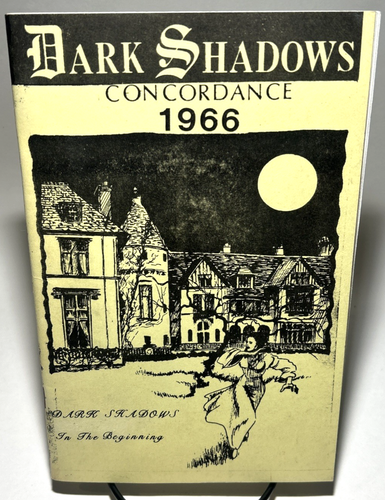 Dark Shadows Concordance 1966 – TV Series Reference Guide Kathryn Leigh ...