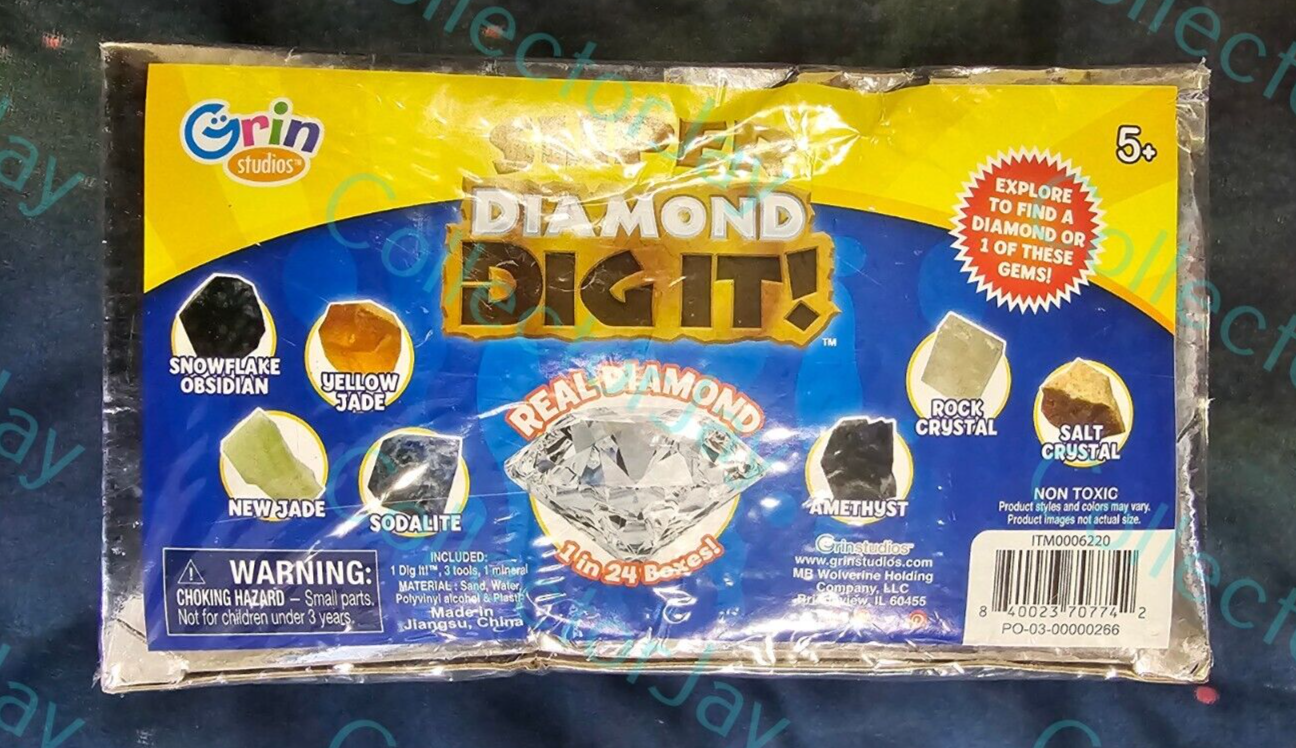 Diamond Dig It! Gem Collection Box Real Diamond In 1 Of 24 Boxes By ...