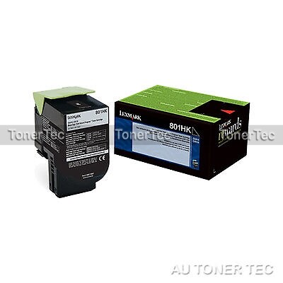 Lexmark Genuine 80C8HK0/80C8HKE HY BLACK Toner Cartridge for CX410/510 ...