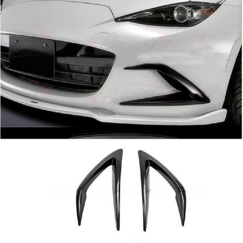 Glossy Black Front Bumper Protector Trim For Mazda MX-5 Miata 2020-2025 ...