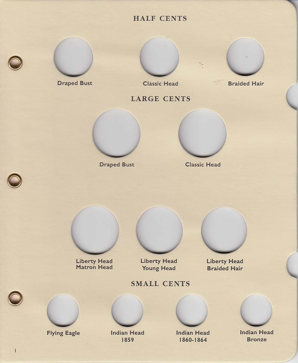 Littleton Album For 19th Century US Type Coins Model LCA78 New w/ Free ...