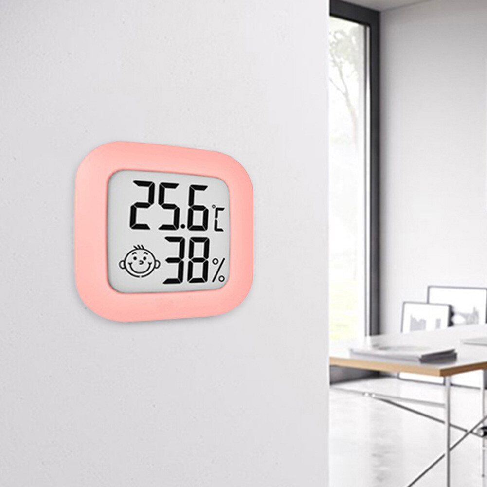 Mini Thermometer Digital LCD Temperature Humidity Meter Hygrometer ...