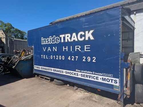 Aluminium Luton Box Body with Tail Lift | eBay UK