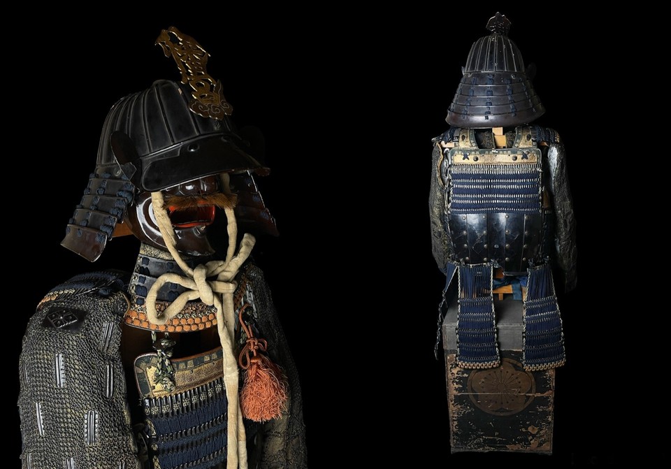 Japanese Antique Samurai Armor Yoroi Genuine LifeSize Edo Period (e185 ...