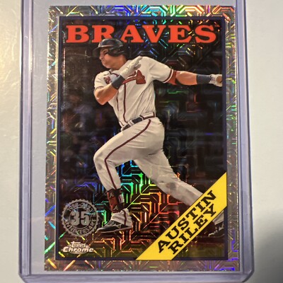 2023 TOPPS SERIES 2 AUSTIN RILEY ROOKIE CHROME SILVER PACK 2T88C-11 ...
