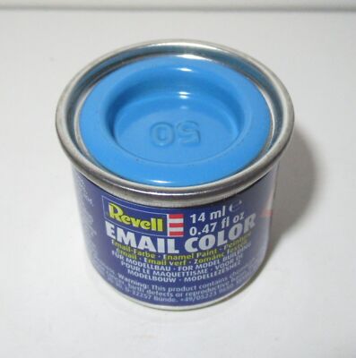 Revell Email Color- Enamel Light Blue Gloss #50 (14ml) #32150 NEW | eBay