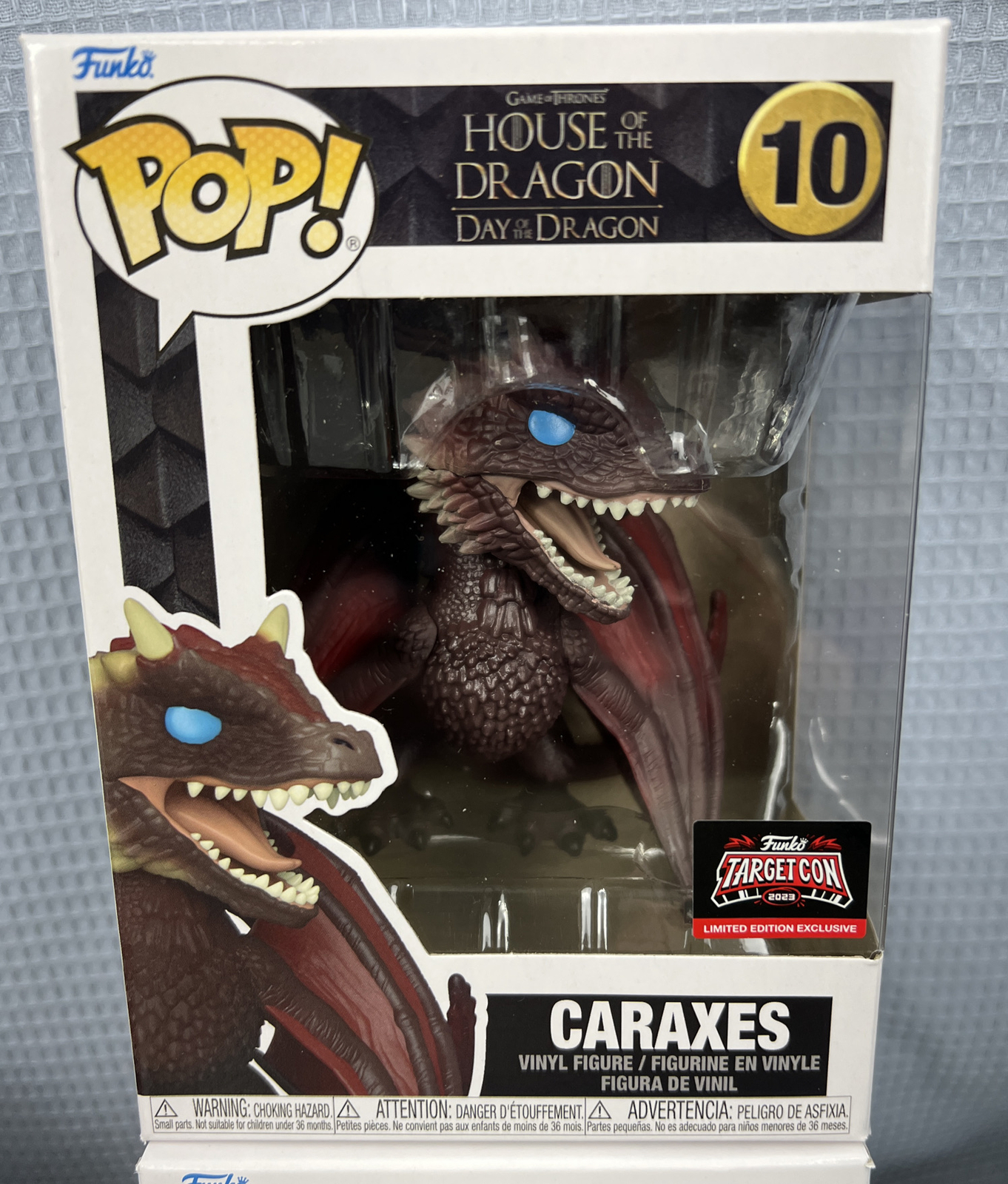 🔥 BOTH ~ Funko POP! #10 House of the Dragon Caraxes & #07 Syrax w ...