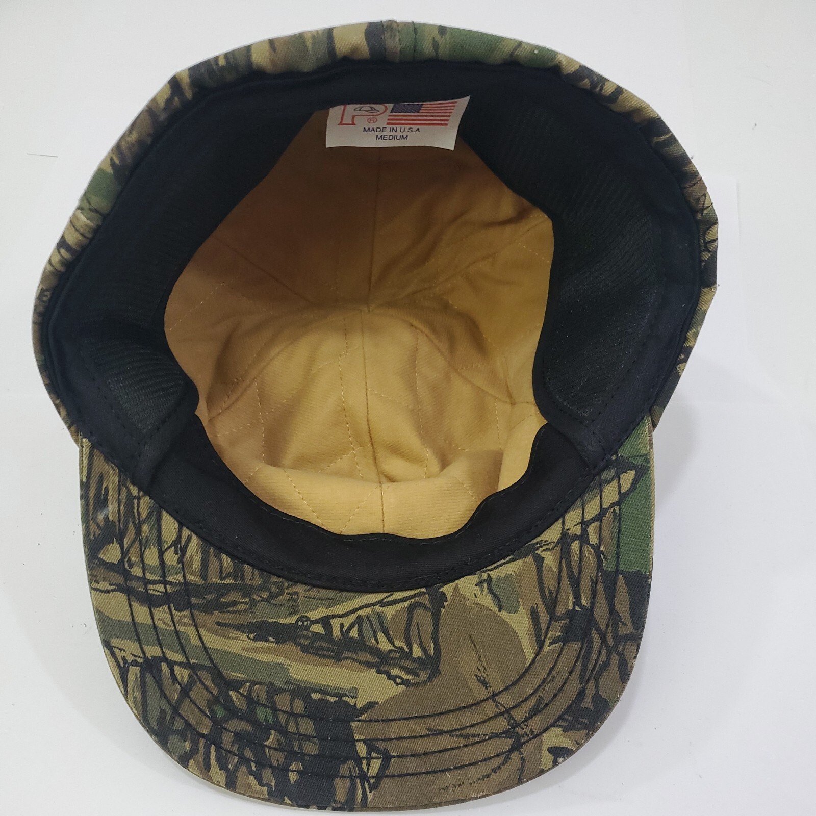 Vintage Trebark Camouflage Hunting Cap Hat Insulated Ear Made In USA ...