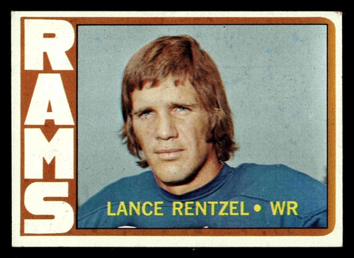 1972 Topps Lance Rentzel #81 - Los Angeles Rams | eBay