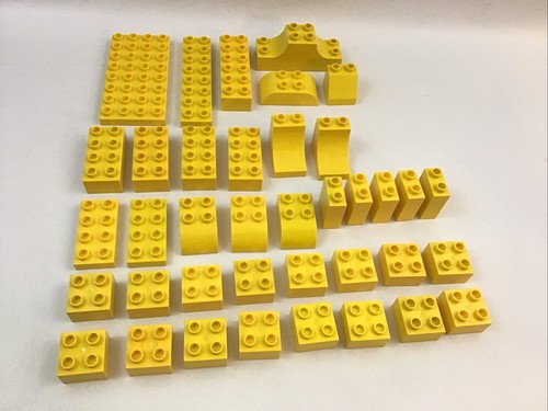 Lego Duplo Yellow Basic Blocks Replacement Pieces Lot Of 38 Different ...