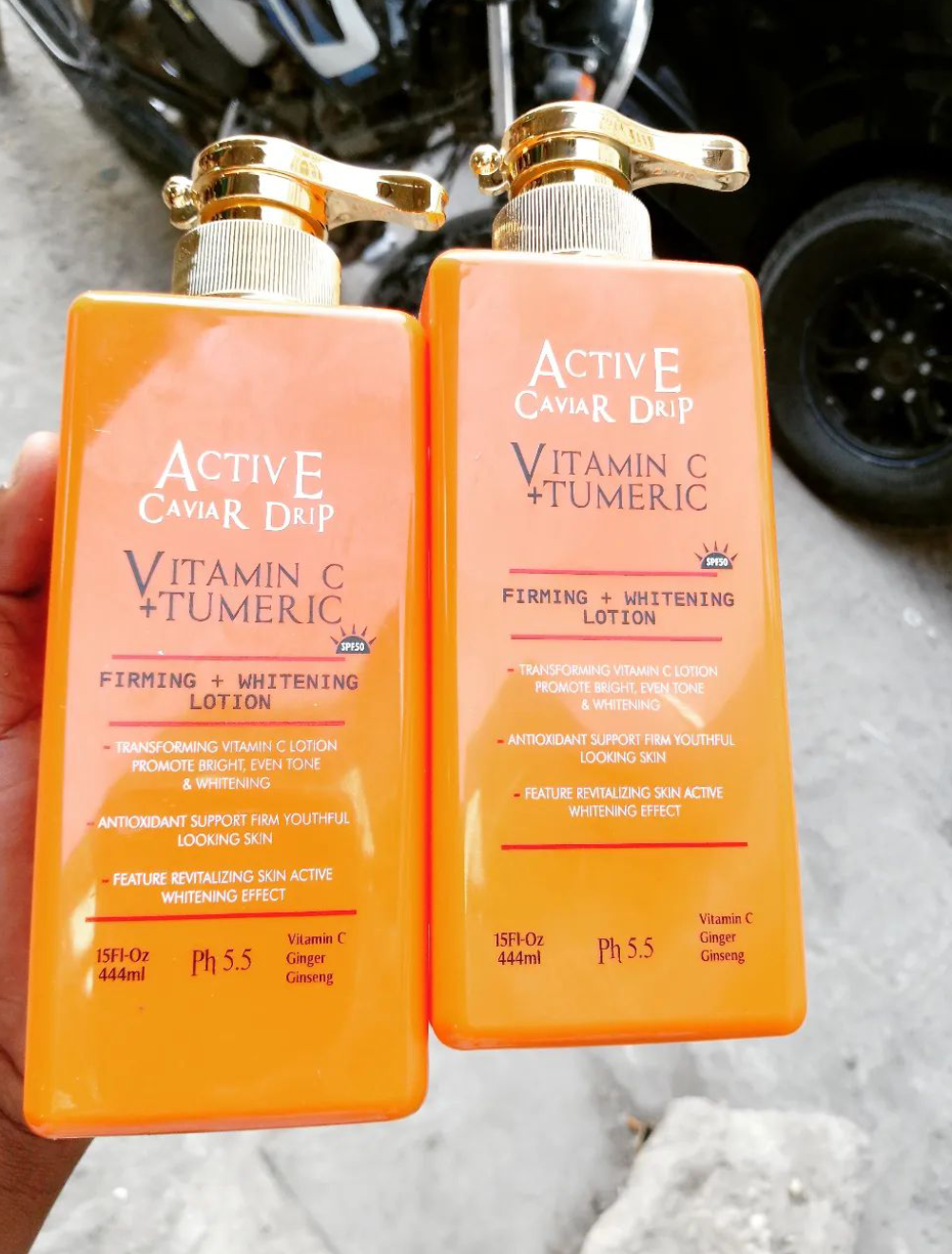 ACTIVE CAVIAR DRIP WHITENING LOTION 444ML WITH SPF50/OIL 100ML/FACE ...