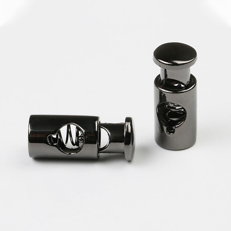 10Pcs Drawstring Stopper Cord Locks Single Double Hole Toggles for Bags ...