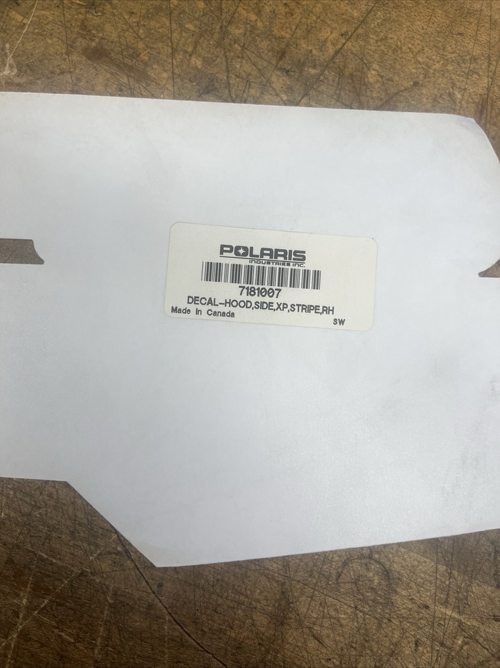 Polaris 7181007 DECAL-HOOD SIDE STRIPE RH Ranger 900 570 XP 7184177 ...