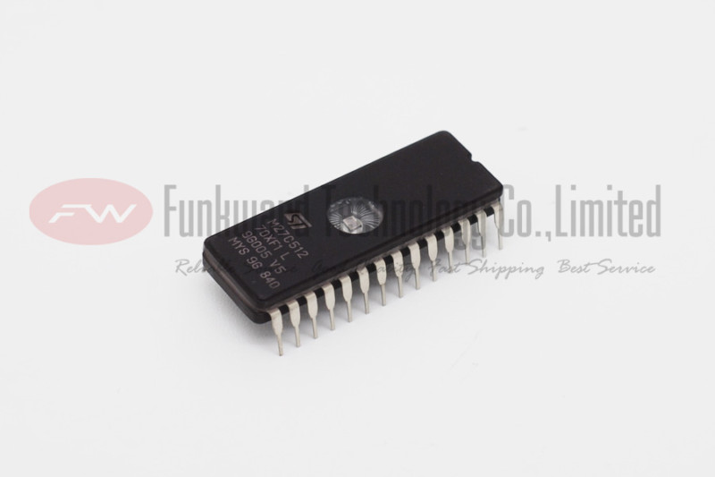 STMicroelectronics M27C512-70XF1 27C512 64k x 8 UV EPROM CDIP28 100% ...