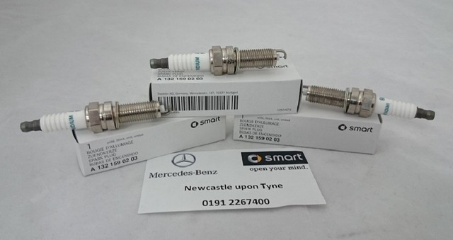 Genuine Smart FORTWO MHD Model Spark Plugs X3 A1321590203 for sale ...