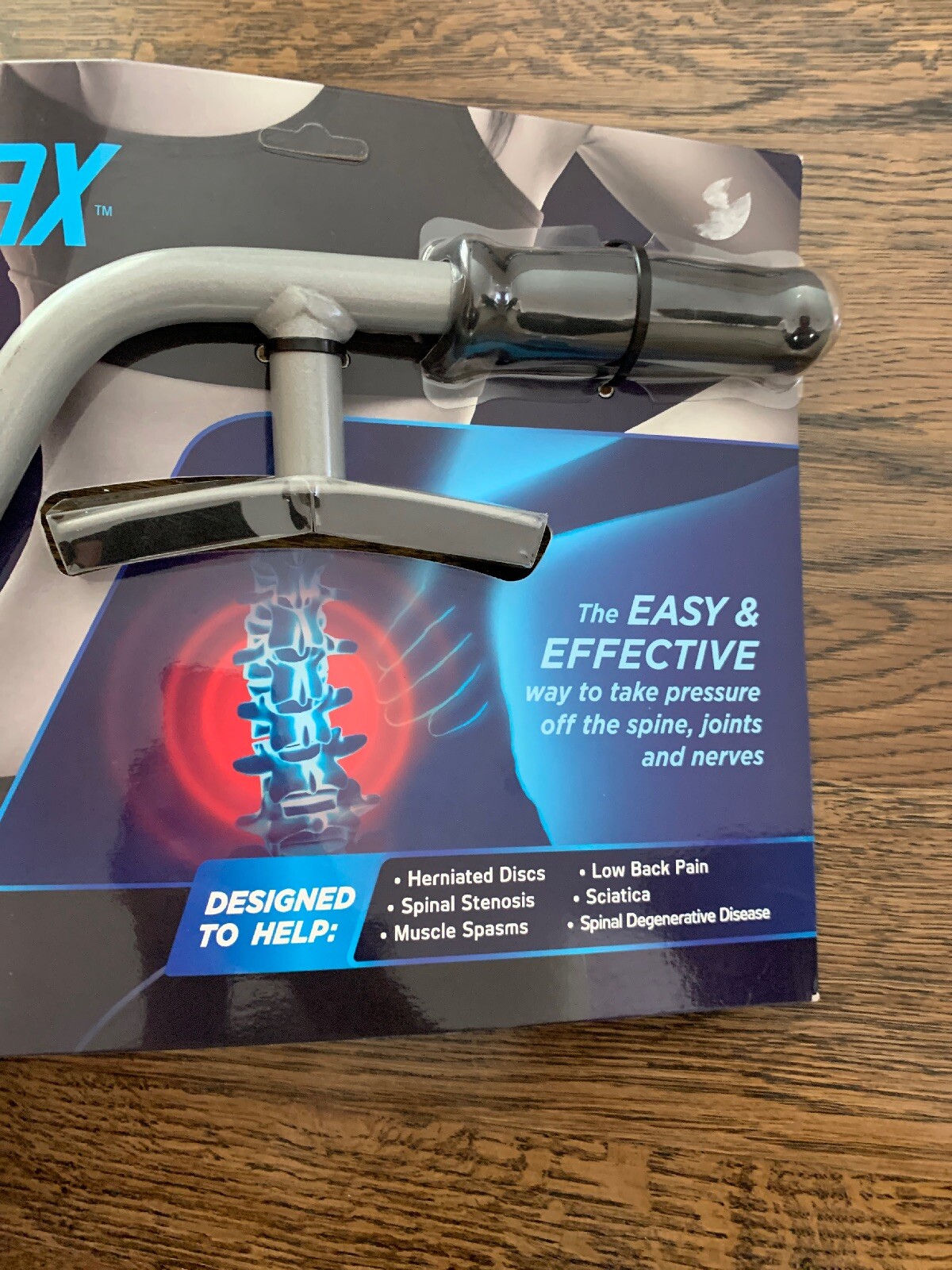 Lo-Bak Trax Portable Spinal Stretcher Traction Device Back Pain w/ DVD ...