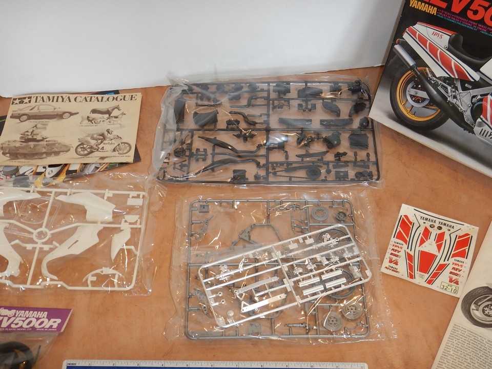 TAMIYA YAMAHA RZV500R MOTORCYCLE MODEL KIT, 1/12 SCALE, NOS, SEALED | eBay