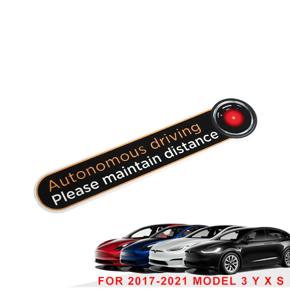 Tesla Model S, 3, X, Y Autopilot Warning Decal Sticker | eBay
