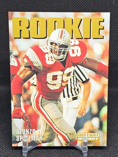 ALONZO SPELLMAN 1992 SKYBOX INSTANT IMPACT SERIES FOOTBALL RC #332 ...