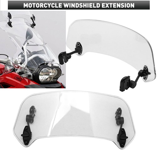 Motorcycle / bike Wind Screen Deflector Windshield Windscreen Clear ...