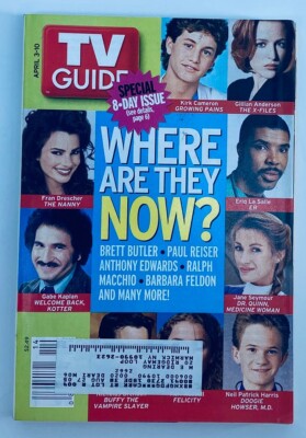 TV Guide Magazine April 3 2004 Gillian Anderson, Nicholas Brendon NY ...