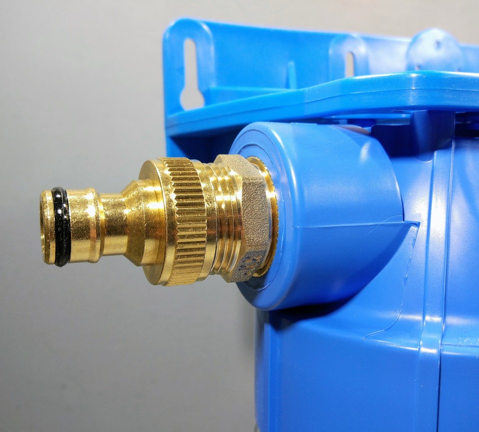 2 Stage HMA High Flow Water Filter KOI Pond Dechlorinator Chlorine ...