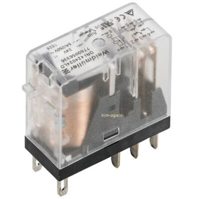 Weldmuller DRI424524L DRI Series Relays, 2 Pole, 24VAC, 5A | eBay