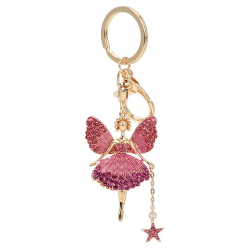 Key Ring Pink Rhinestone Key Ring For Valentine's Day Christmas ...