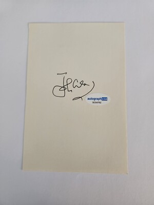 JOHN CLEESE Signed 4"x6" Cut - ACOA Certified! PSA, Beckett, JSA ...