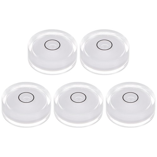 5pcs Round Bubble Spirit Levels 32x12mm Small Circular Bullseye Level ...