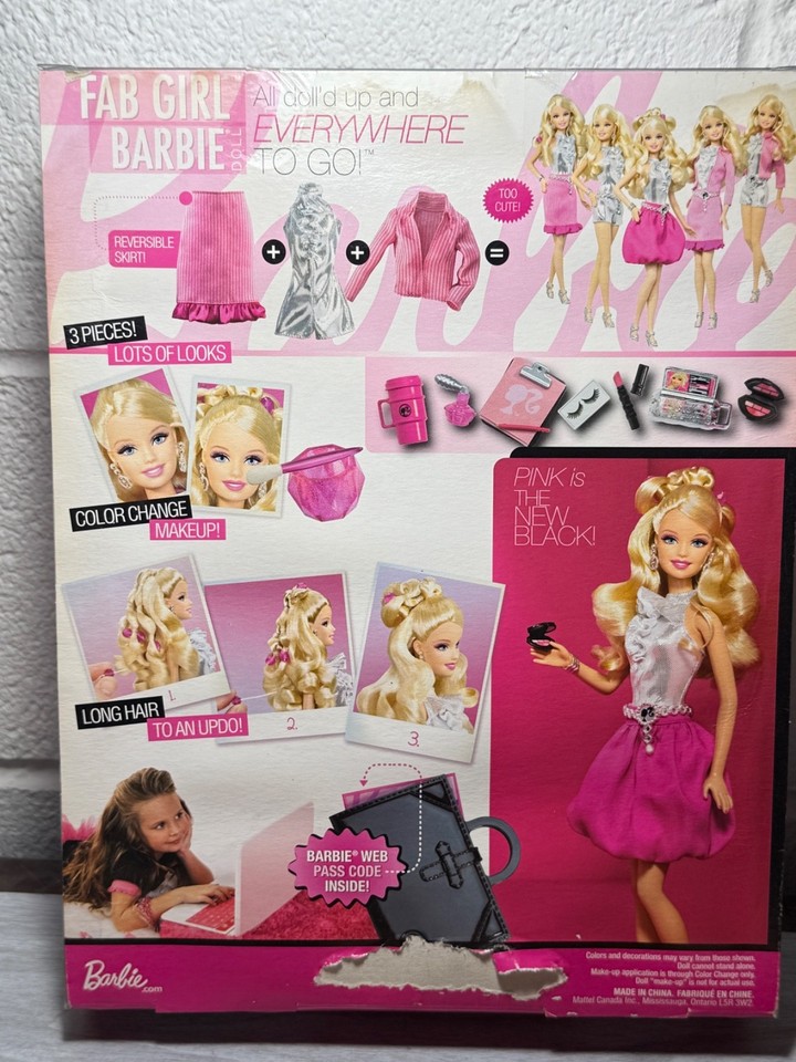 2008 Barbie Fab Girl Day & Night Doll Rare | eBay