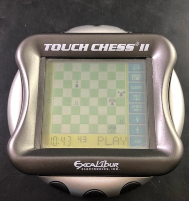 Vintage Excalibur Touch Chess 2 II Touch Screen Chess Handheld ...
